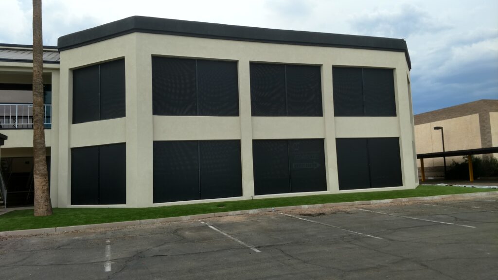 Screens For Commercial Buildings | Office Solar Screens